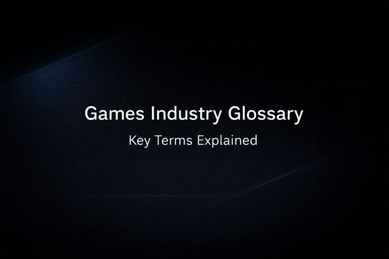 Games Industry Glossary – Key Terms Explained